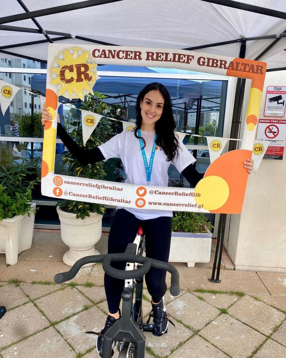 Cancer Relief Spinathon - Faith Torres - Miss World 2023 Gibraltar