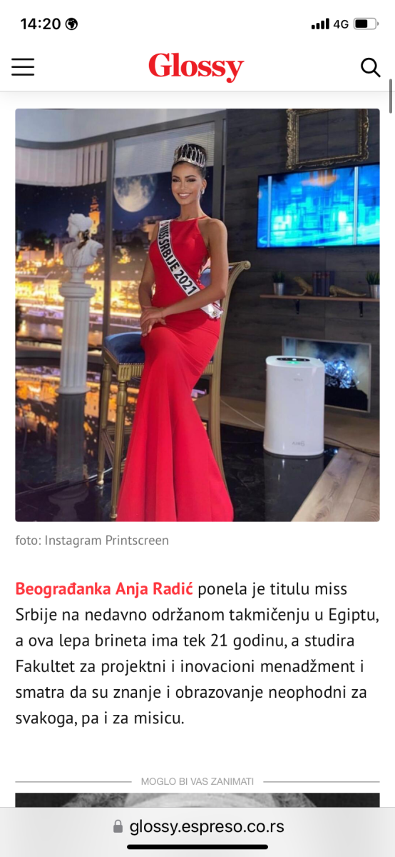 MISS WORLD SERBIA HAS BEEN A GUEST ON TV PROGRAMS OVER 200 TIMES - Anja ...
