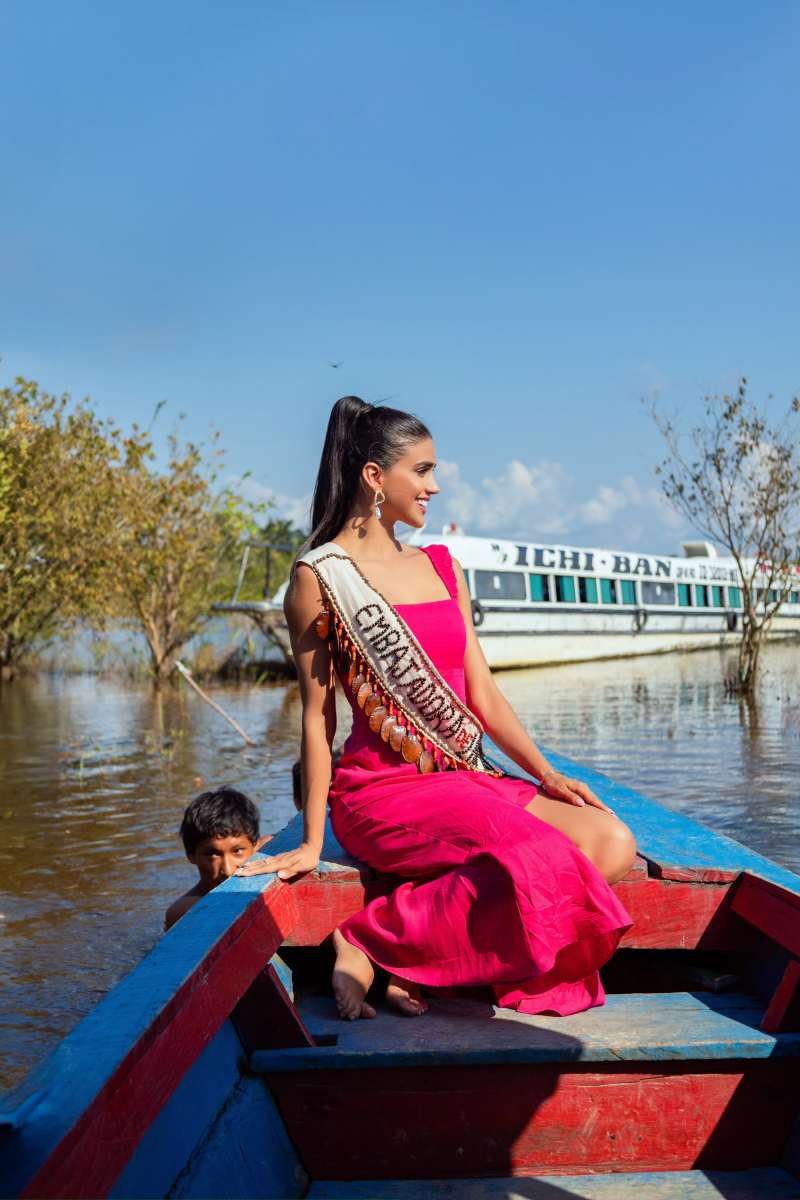 Lucía Arellano en Kukama Kukamiria - Lucia Arellano - Miss World 2023 Peru