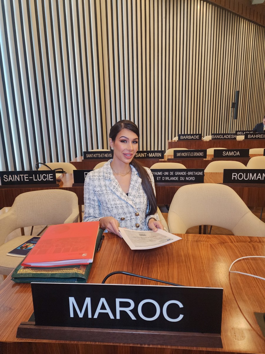 Miss World Morocco at the UNESCO Conference - Sonia Ait Mansour - Miss ...