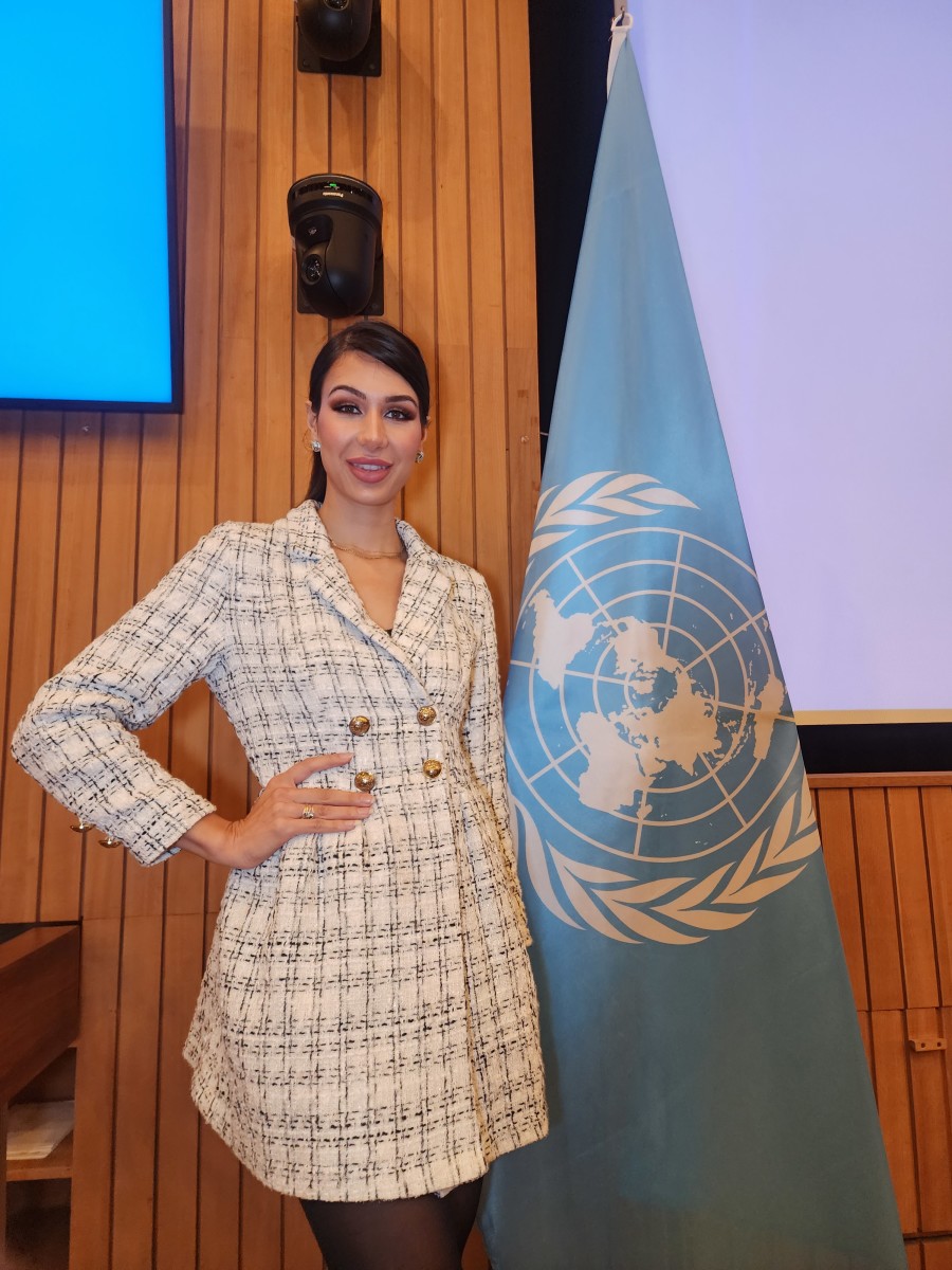 Miss World Morocco at the UNESCO Conference - Sonia Ait Mansour - Miss ...