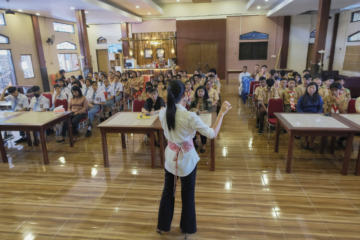 Break The Silence Started in Manado - Audrey Susilo - Miss World 2023 ...