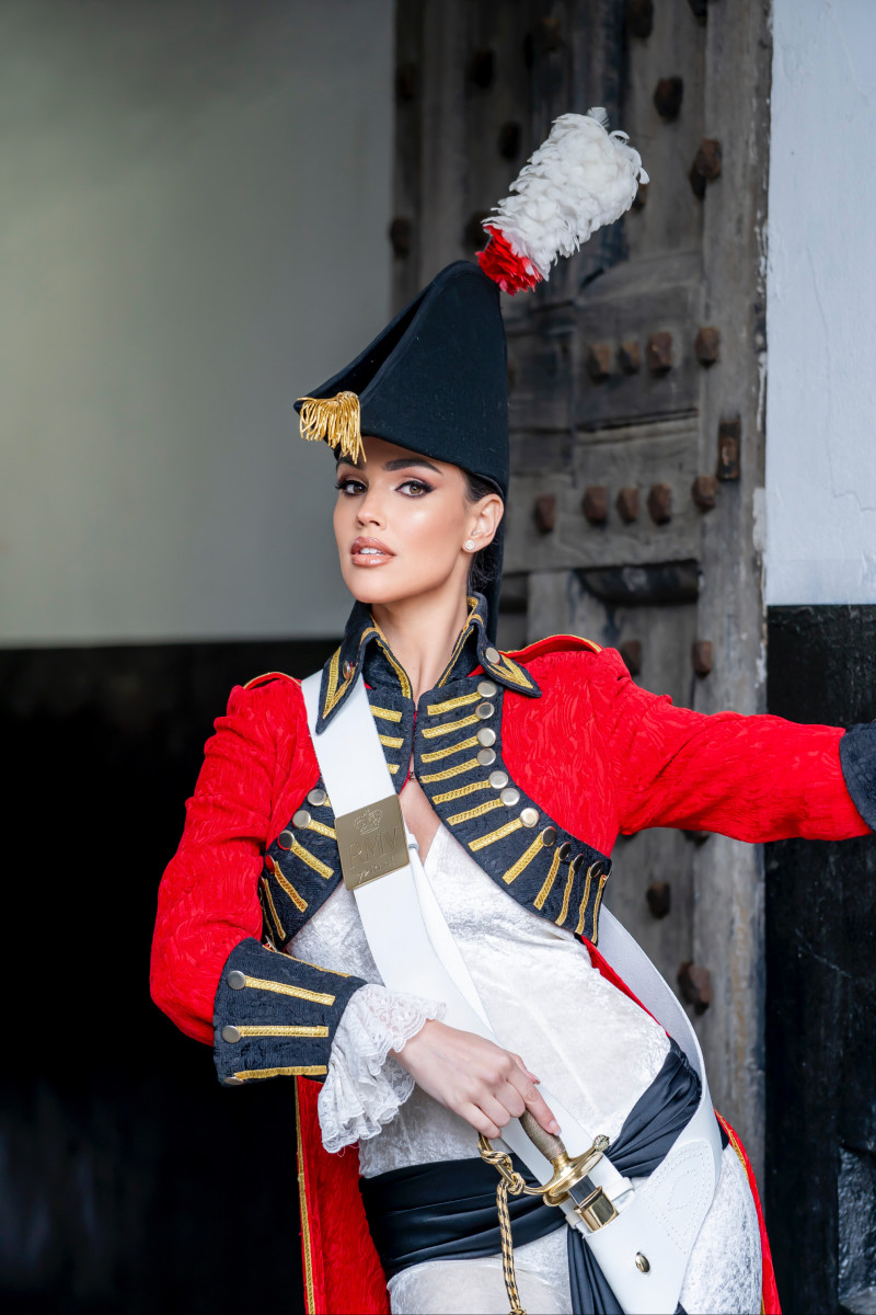 National costume💂🏼‍♀️ - Faith Torres - Miss World 2023 Gibraltar