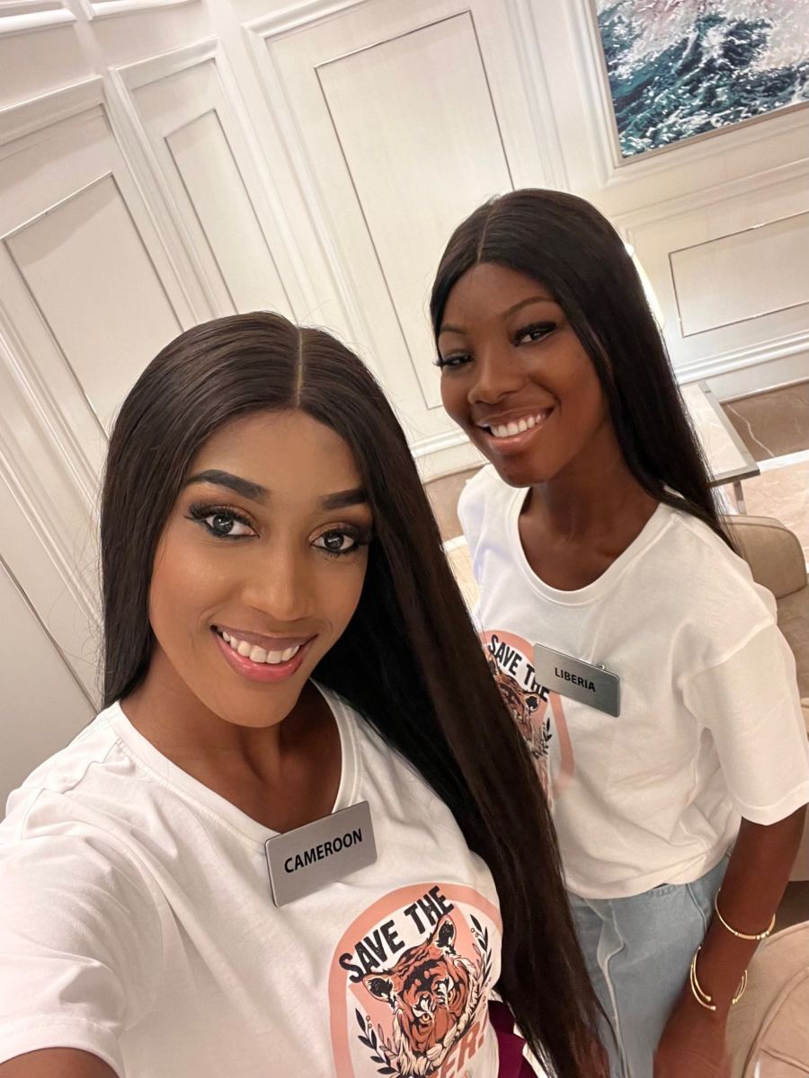 SAVE THE TIGER - Julia Edima - Miss World 2023 Cameroon