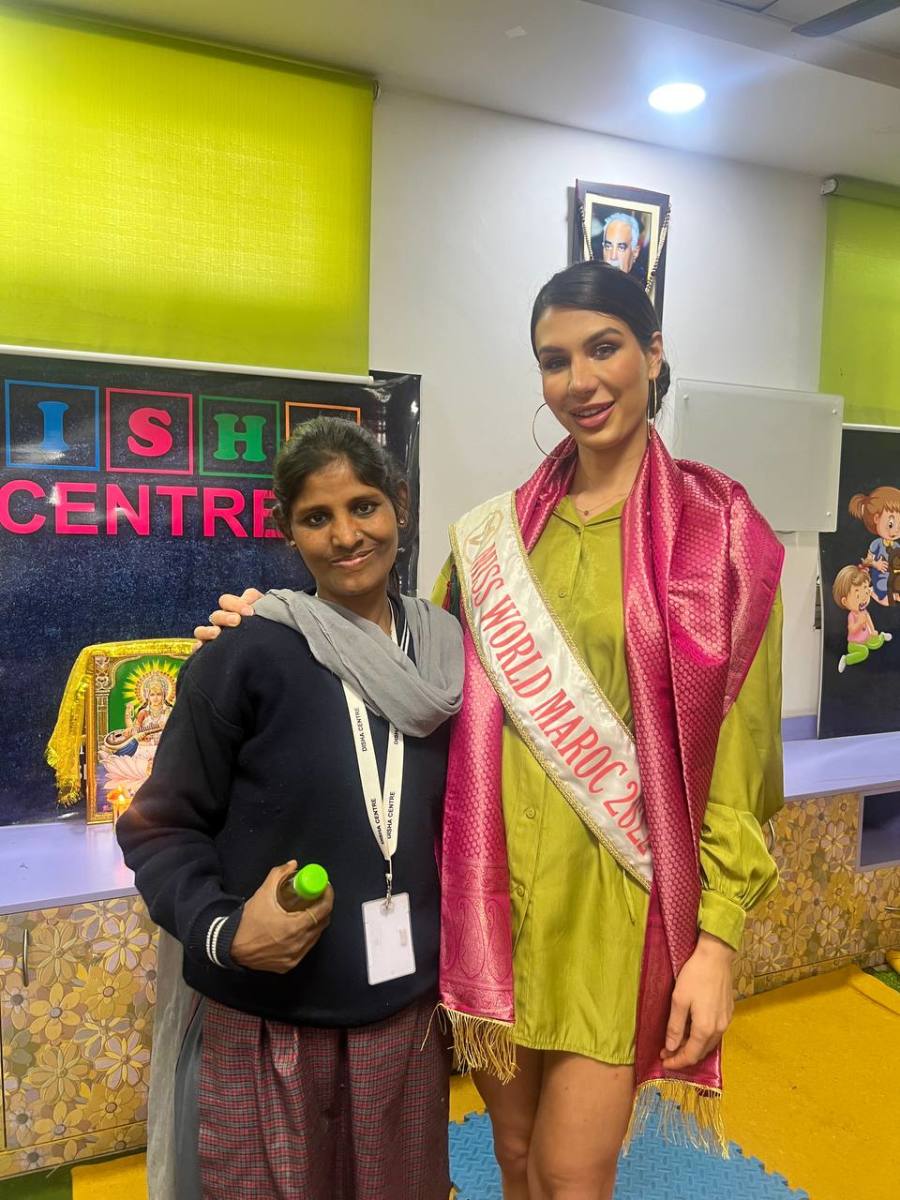 My visit at Disha Center - Sonia Ait Mansour - Miss World 2023 Morocco
