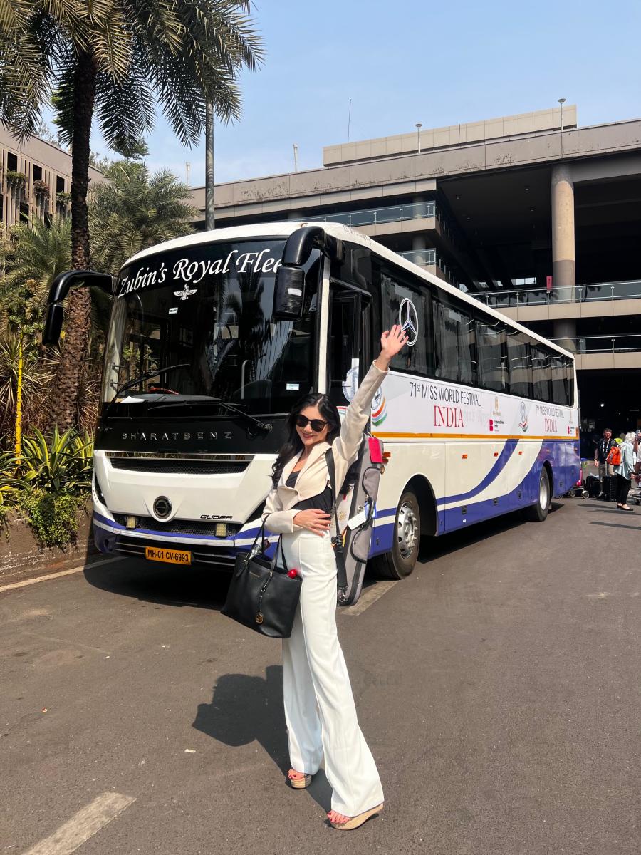 Arrival in Mumbai! - Audrey Susilo - Miss World 2023 Indonesia