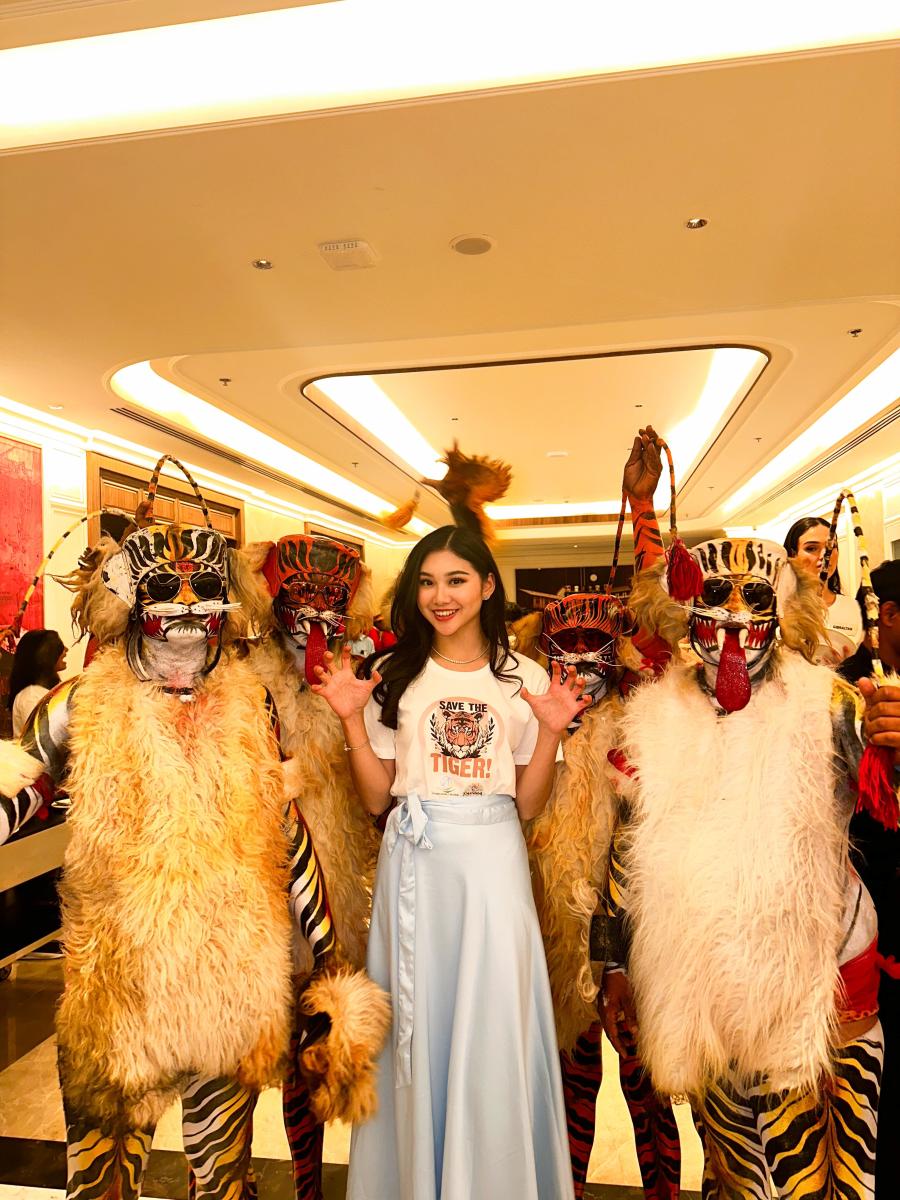 Save The Tiger! - Audrey Susilo - Miss World 2023 Indonesia