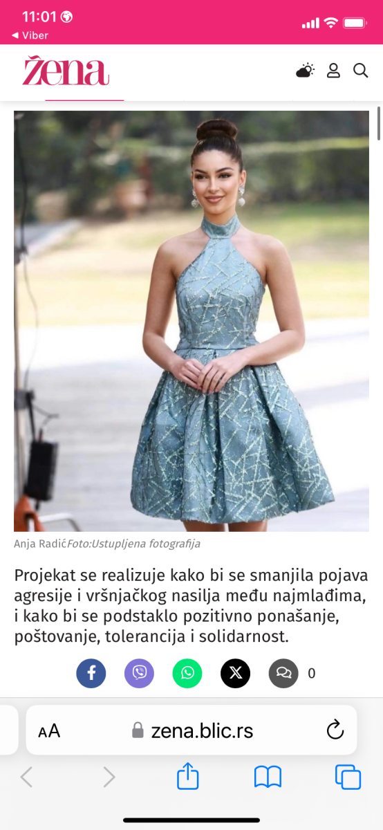 SUPPORT FROM SERBIAN MEDIA - MISS SERBIA ANJA RADIC - Anja Radić - Miss ...