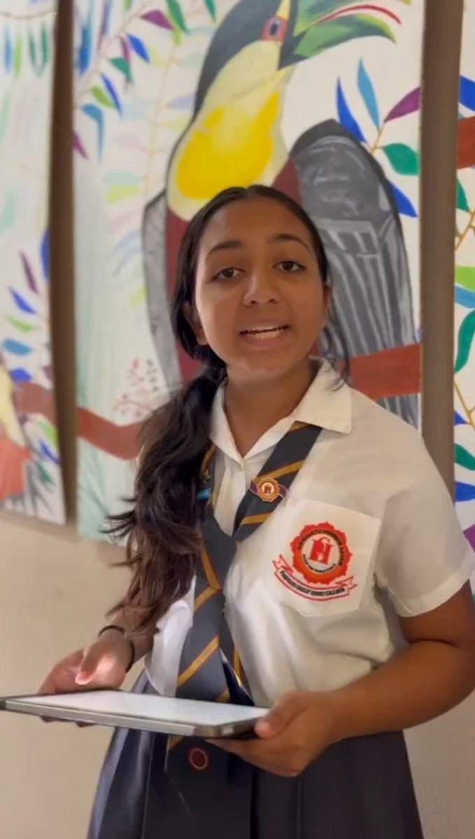 The Parvati Girl Hindu college join the save the Tiger campaign - Aché ...