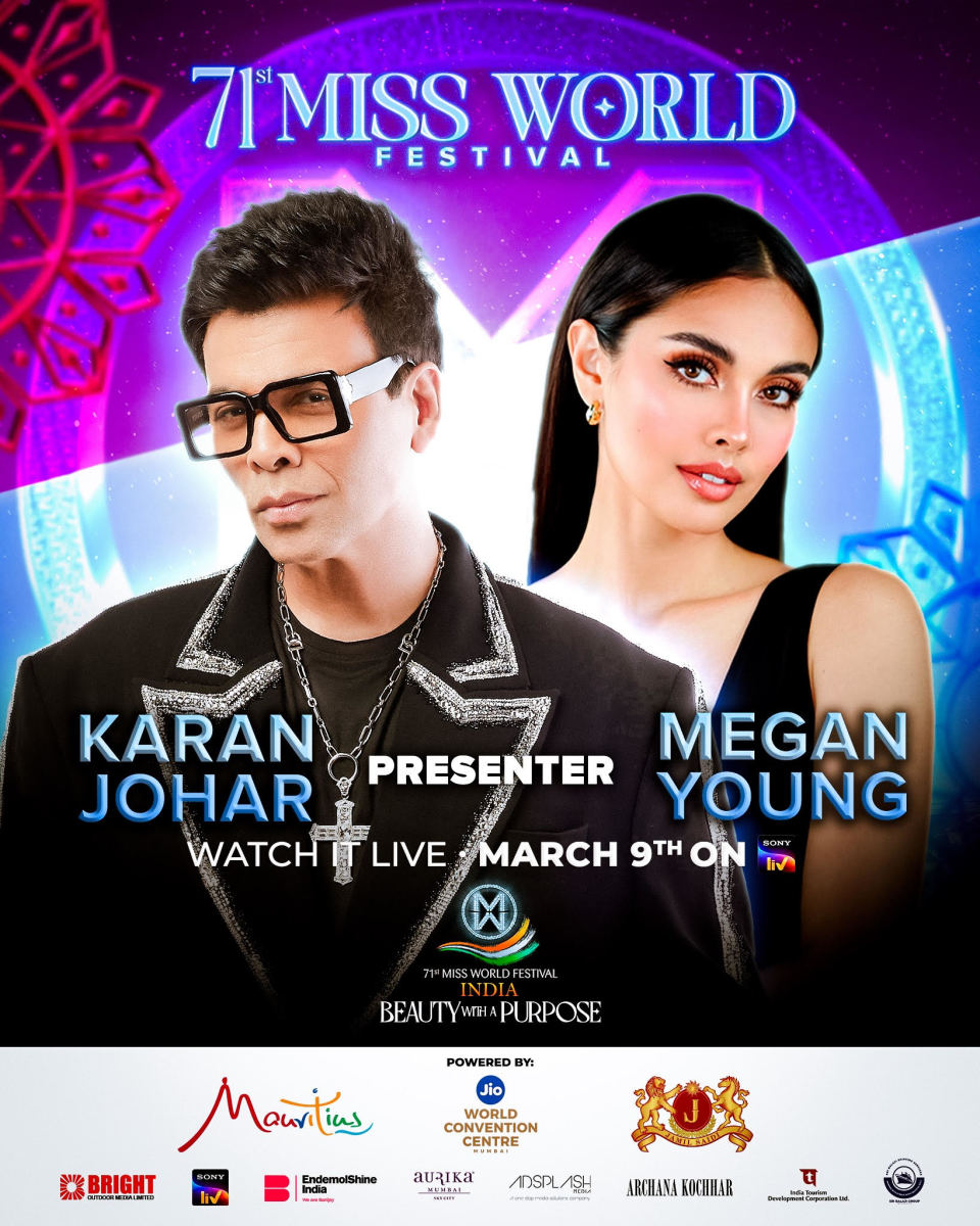 Former Miss World Megan Young and Filmmaker Karan Johar to Co-Host 71st ...
