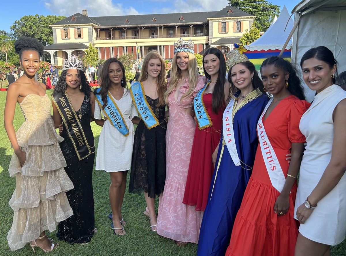 Miss World Krystyna Pyszková and Miss World finalists visit Mauritius ...