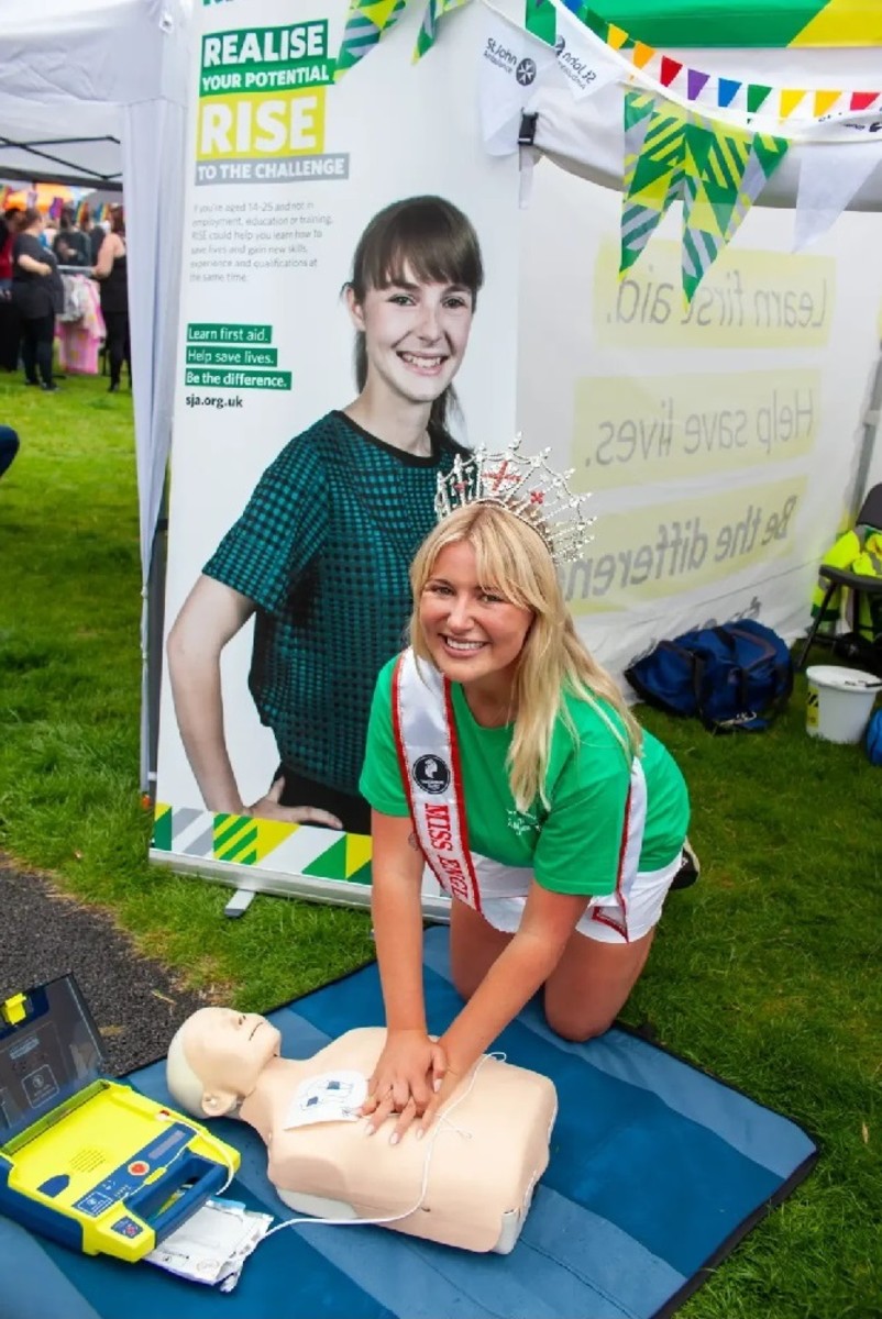 Miss England joins St John’s Ambulance to extend her Beauty with a ...