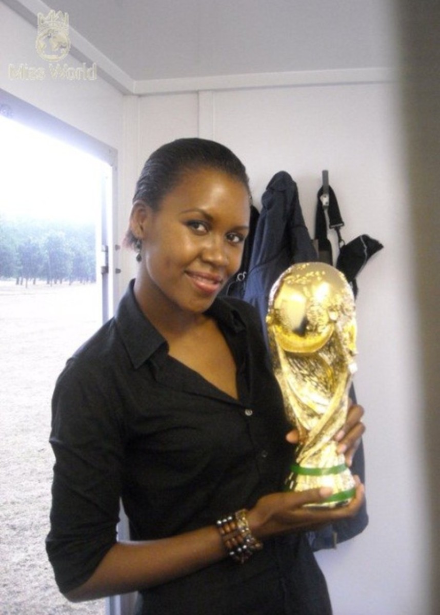 Miss Zambia 2004 Rosemary Chilshe's work through the years - Miss World