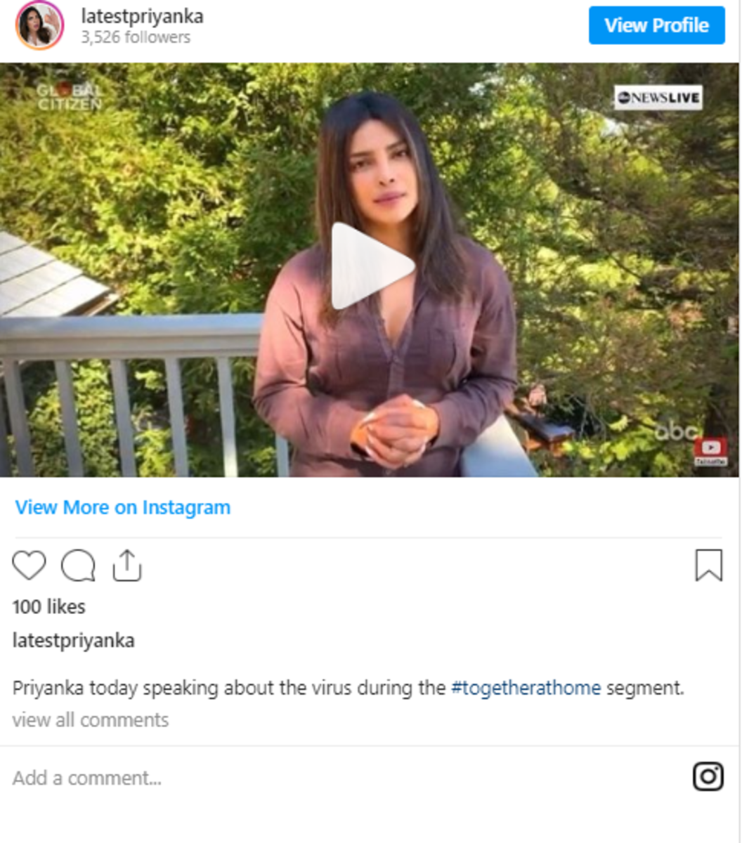 Miss World 2000’s important message at One World: Together at Home ...