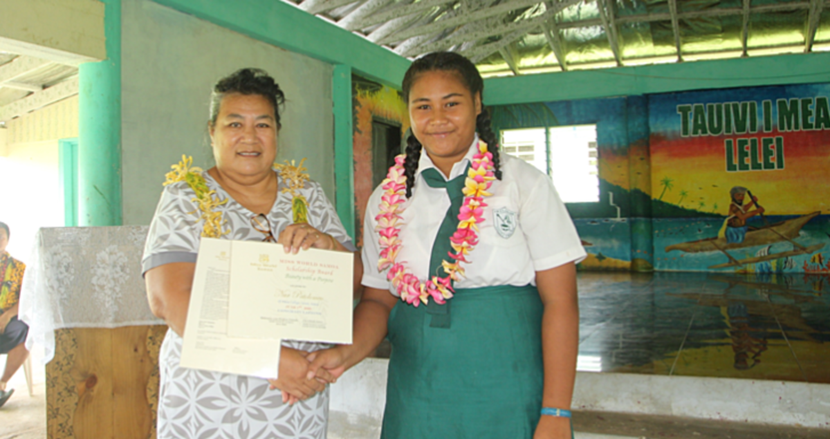 Beauty with a Purpose Scholarship awarded in Samoa - Miss World