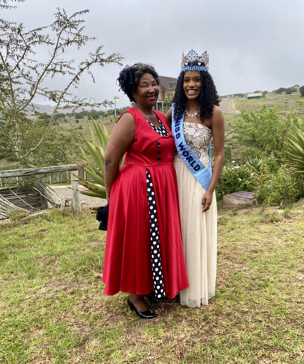 Reigning Miss World in South Africa on first official overseas visit ...