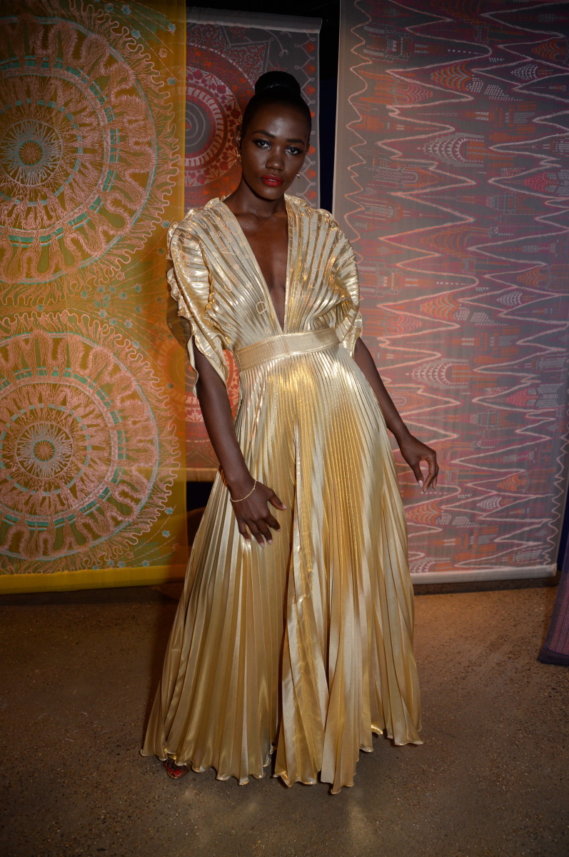 Miss World Top Model finalists at Zandra Rhodes - Miss World