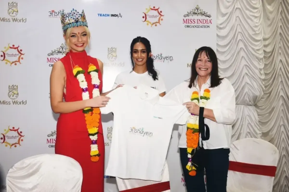 Beauty with a Purpose in India - Miss World Poland