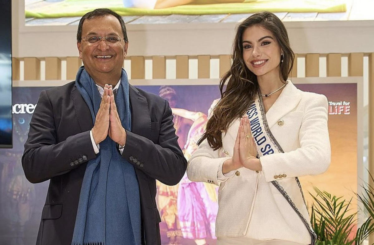 Miss World Spain promotes "Incredible India" in her country - Miss World