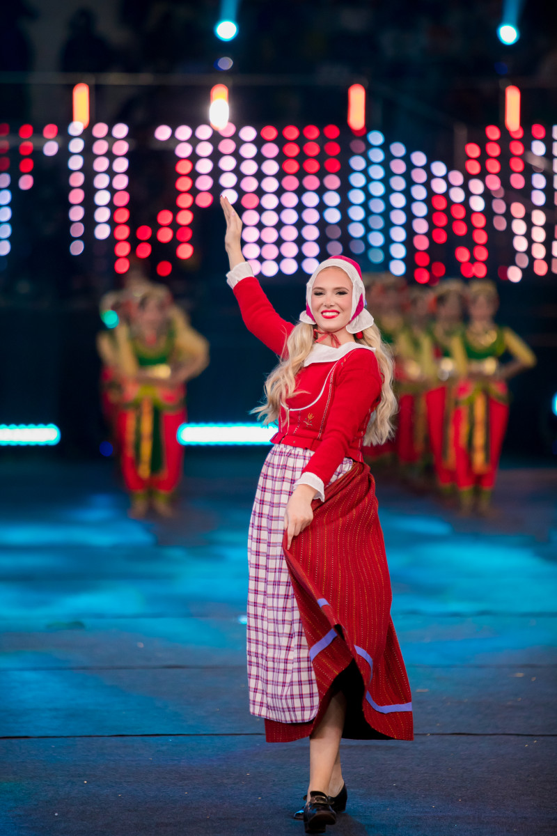 72nd Miss World Participants in Traditional Costumes - Europe - Miss World