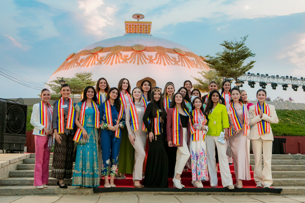 Miss World contestant go for a Spritual tour at Buddhavanam on eve of ...