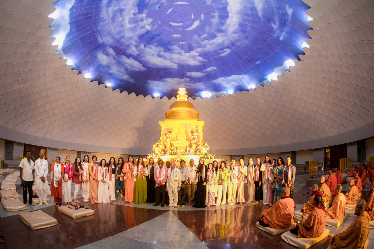Miss World contestant go for a Spritual tour at Buddhavanam on eve of ...