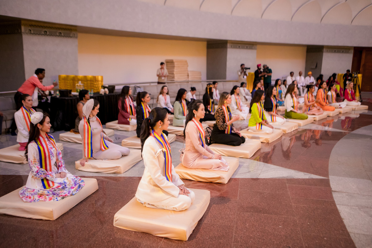 Miss World contestant go for a Spritual tour at Buddhavanam on eve of ...