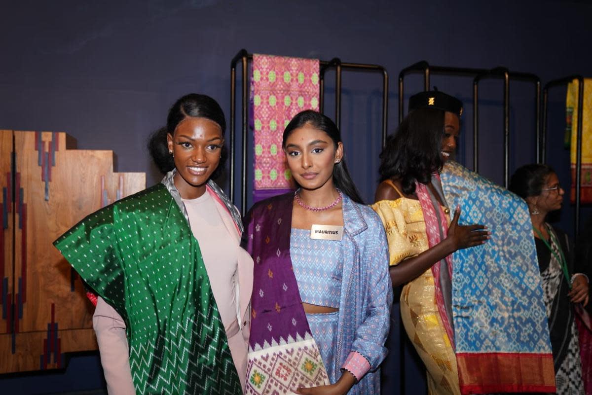 African Beauties Embrace Telangana’s Handloom Heritage at Pochampally ...