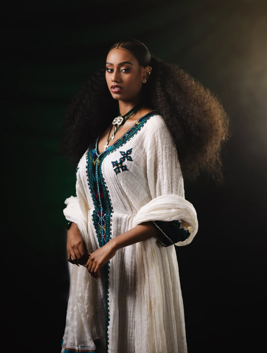 Miss World Africa Hasset Dereje Celebrates Ashenda Festival and ...