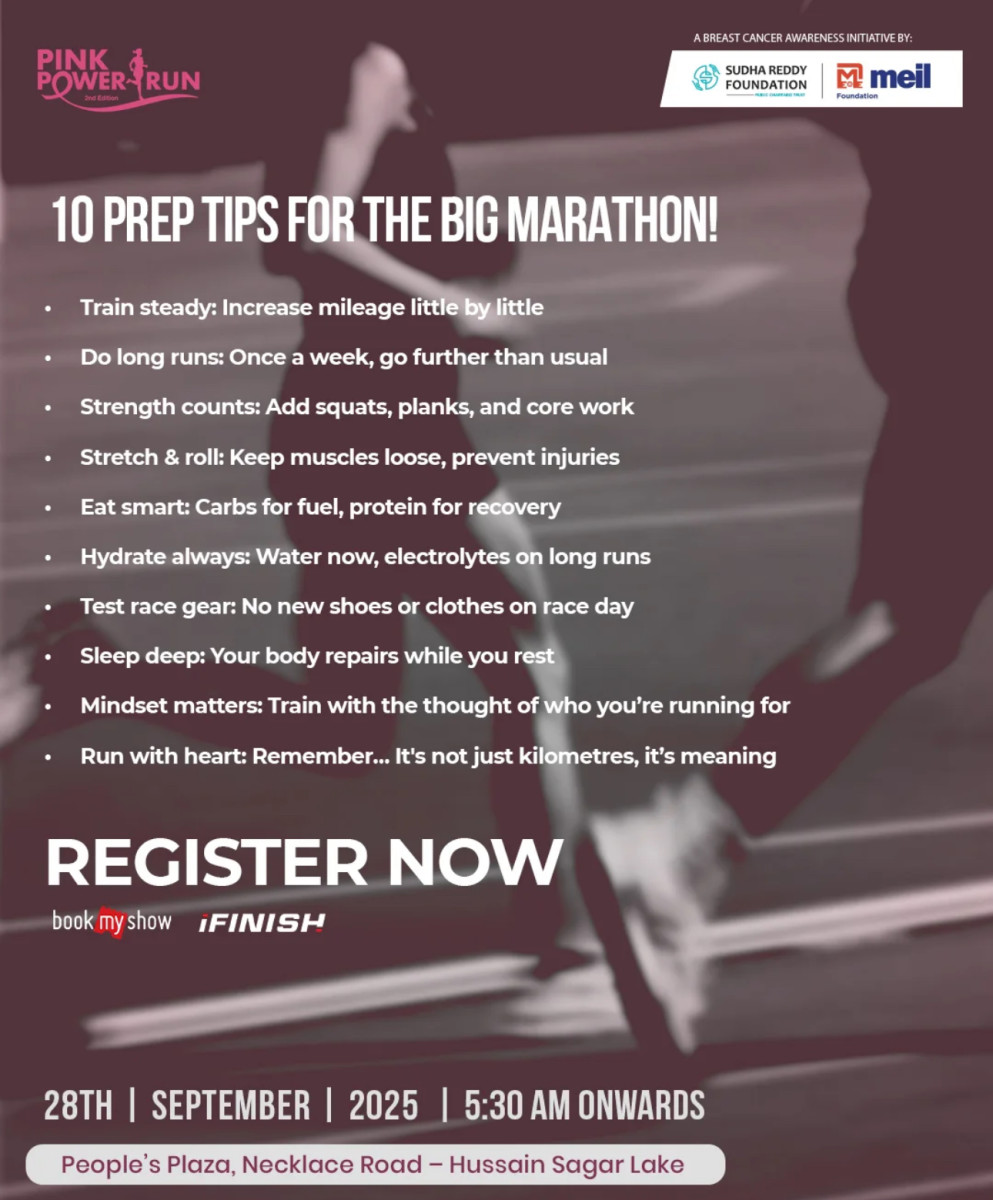 Press Conference Launches 2nd Edition of Pink Power Run in Hyderabad ...