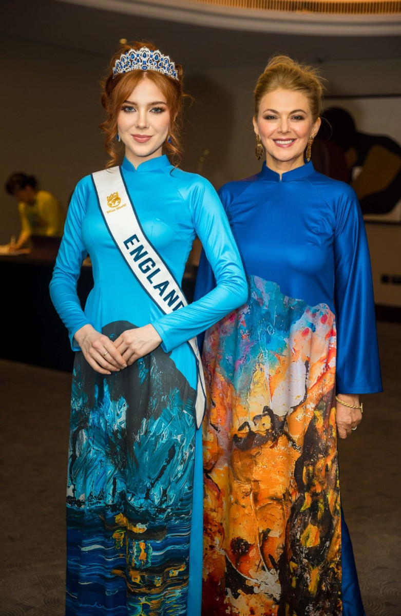 Miss World England Charlotte Grant Attends Vietnam-UK Anniversary ...