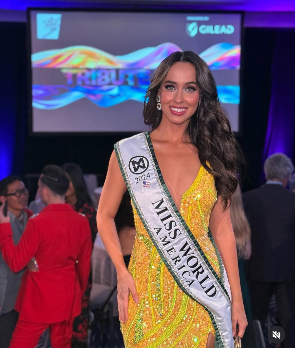 Miss World America Athenna Crosby Supports San Francisco AIDS ...