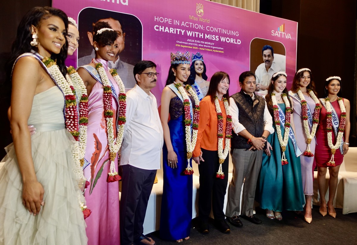 Hope in Action: Miss World Team Brings Smiles to Hyderabad’s Children ...