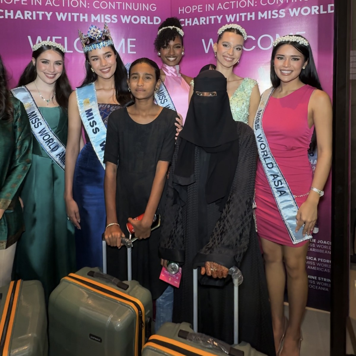 Hope in Action: Miss World Team Brings Smiles to Hyderabad’s Children ...