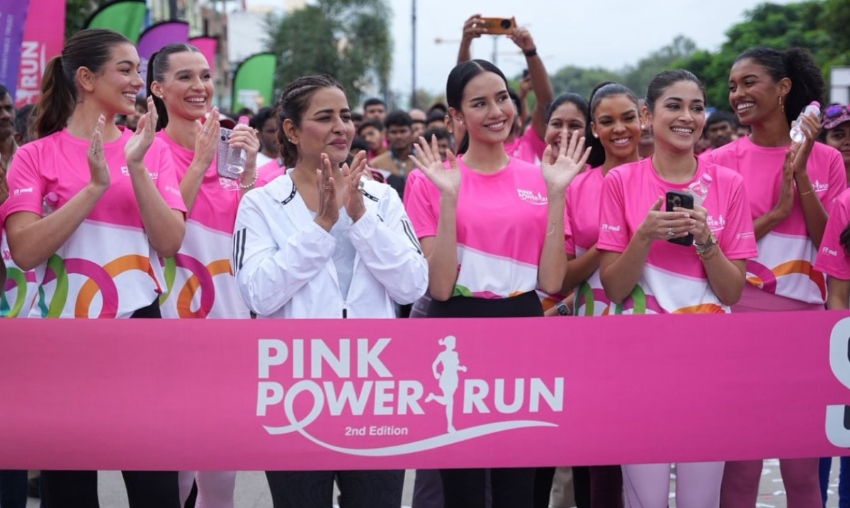 Pink Power Run Unites Miss World and Community in Hyderabad! - Miss World