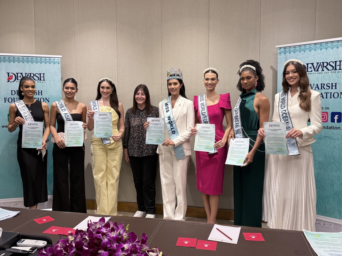 Miss World titleholders hear how Devarsh Foundation is transforming ...