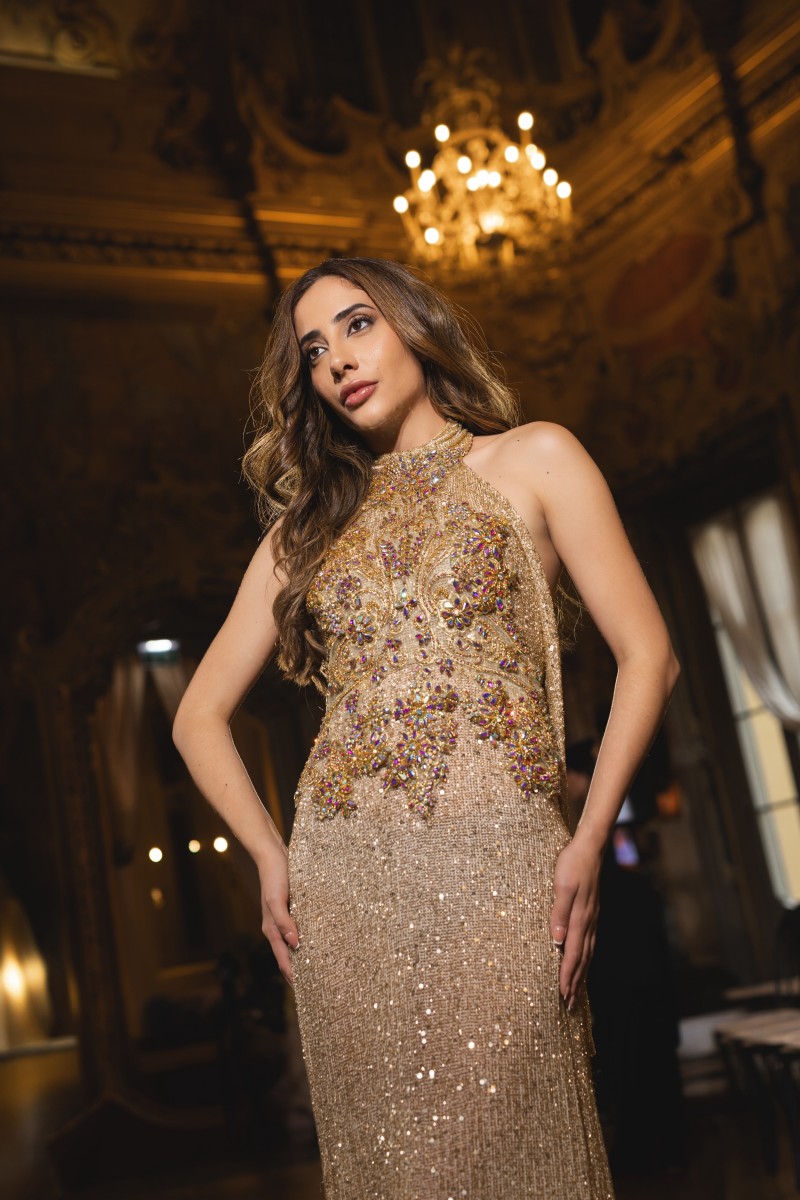 Miss World Portugal Maria Amélia Baptista Walks the Runway at Milan ...