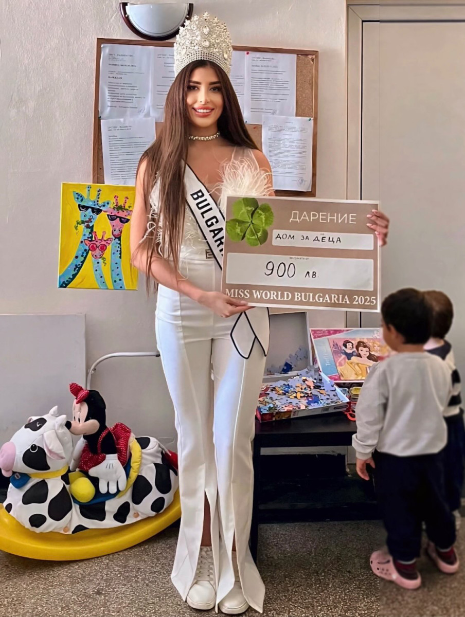 Miss World Bulgaria Teodora Miltenova Continues Her Mission to Help ...