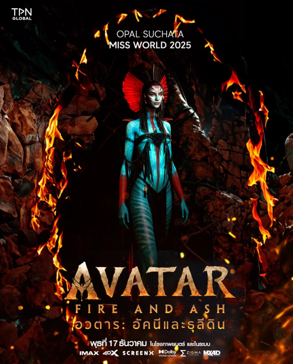 In LA, Miss World Opal Suchata Shines at the World Premiere of Avatar ...