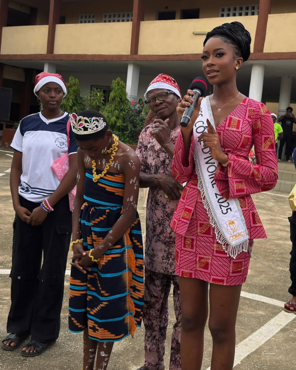 Miss Côte d’Ivoire Encourages Youth at Christmas Mini Marathon in ...