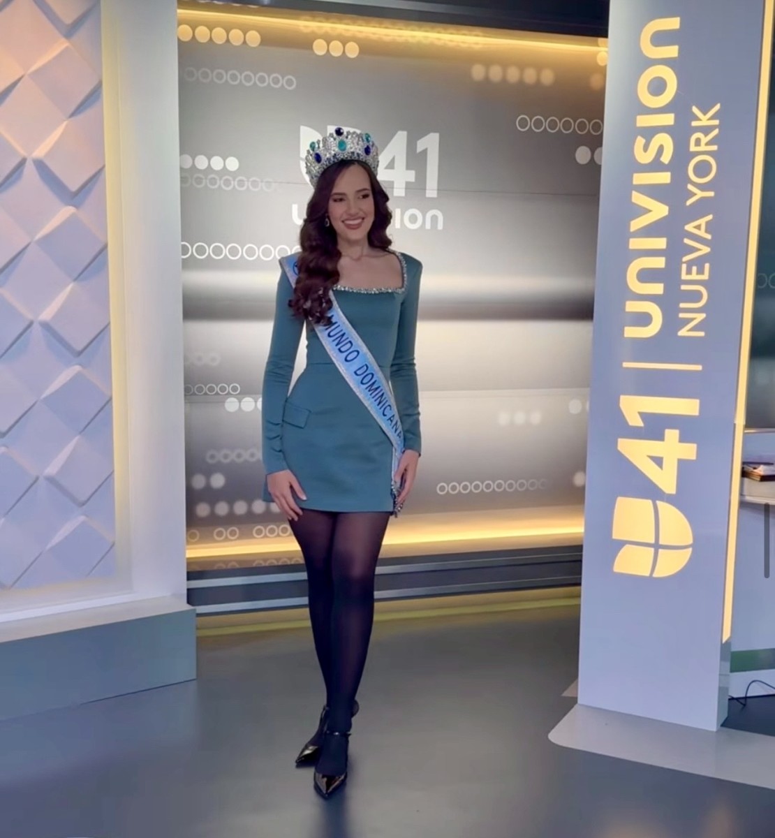 Miss World DR 2024 is hired by Univision 41 NY as a reporter - Miss World
