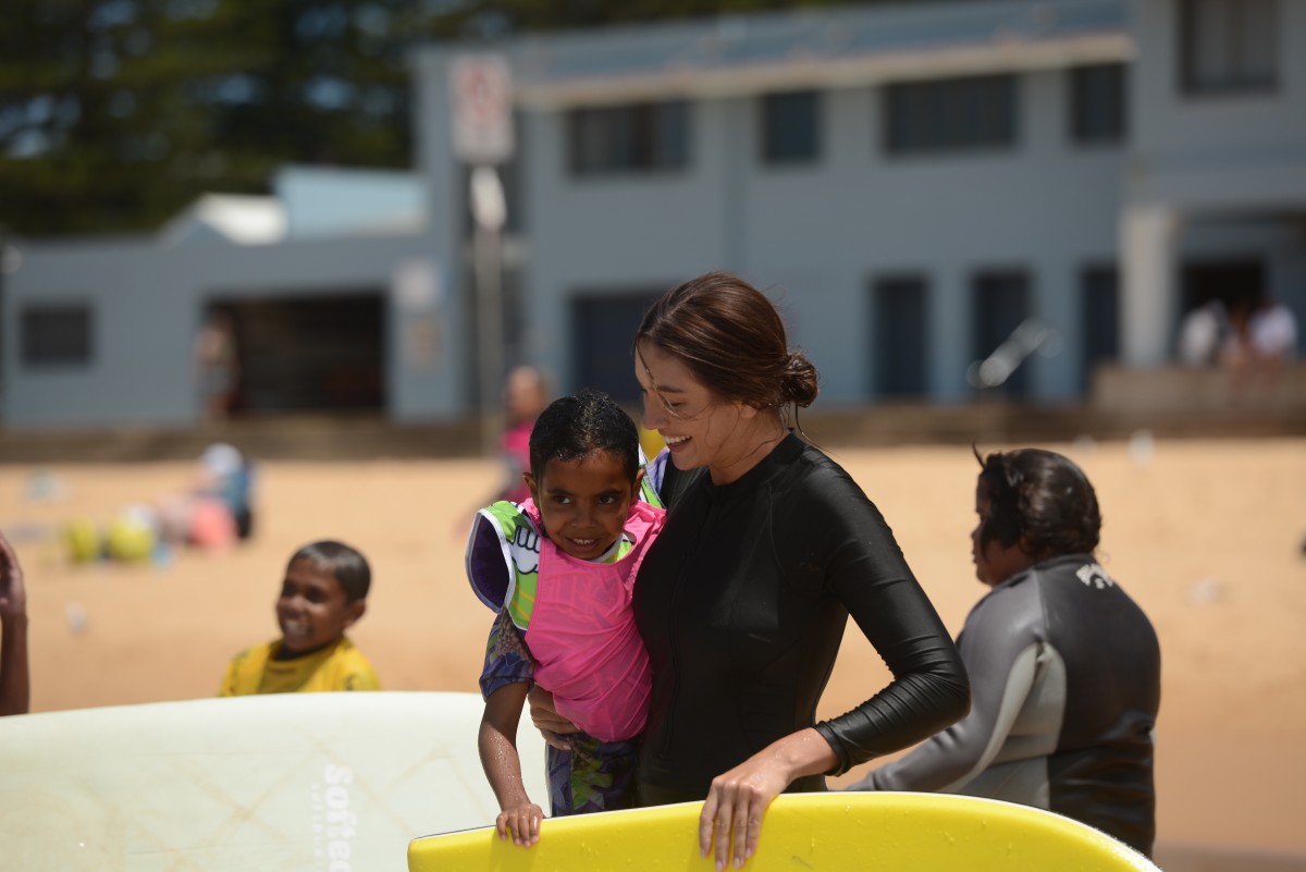 Miss World Australia’s continuing support to the Bush to Beach program ...