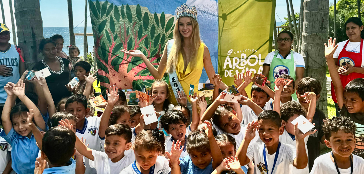 Miss World visits the “Let’s Play With Lula” project, in El Salvador ...